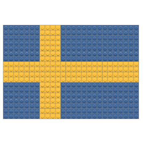 Flag Of Sweden Brik