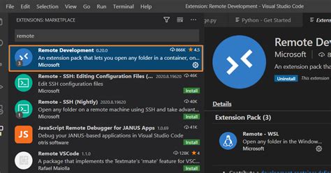 vscode remote python debugging without ssh keys