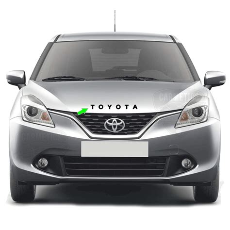 Buy Carmetics Toyota 3d Letters 3d Stickers Bonnet Logo Emblem Decals