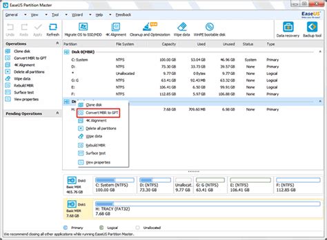 free convert mbr to gpt without data loss easeus