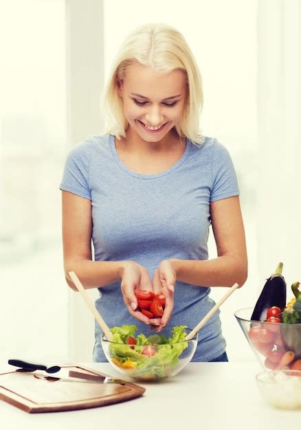 Premium Photo Healthy Eating Vegetarian Food Dieting And People