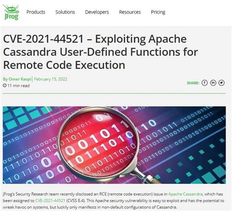 cve 2021 44521 critical code execution vulnerability in apache