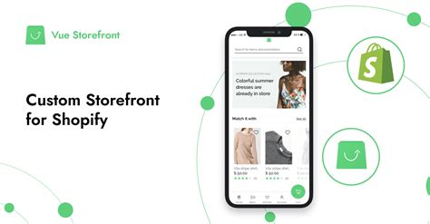 custom storefront for shopify vue storefront