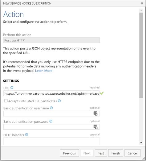 release notes with azure functions and azure devops