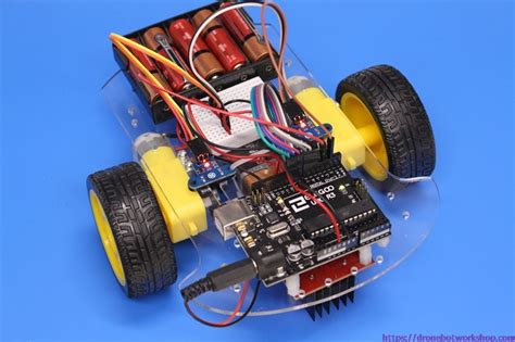 build a robot car with speed sensors using arduino interrupts