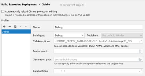 working with qt projects help clion