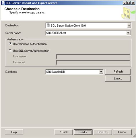 sql server import data using sql server import export data wizard ssis