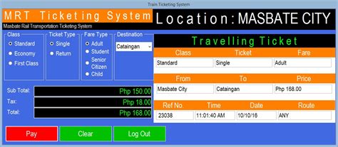simple ticketing system mrt code4dev