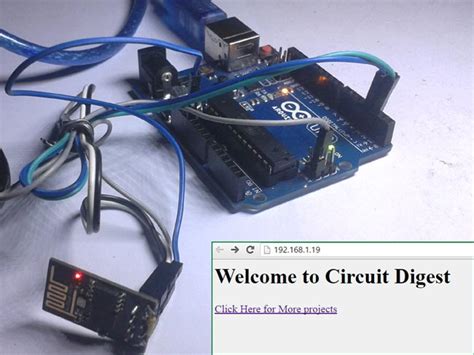 how to send data from arduino to webpage using wifi