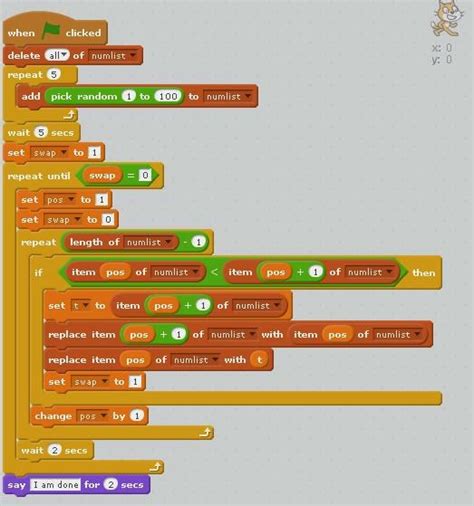 syed fasi ahmed bubble sort program using scratch