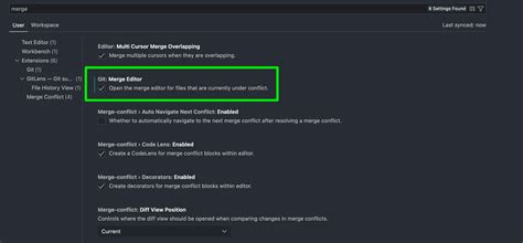 finally released 3 column merge editor in vs code