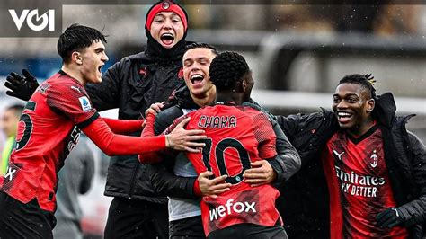 Winning Against Empoli Ac Milan Continues To Hunt Juventus