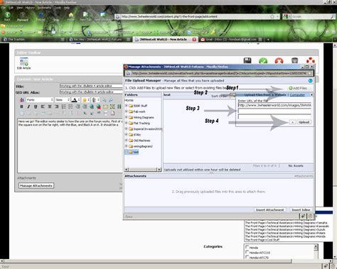 3wheeler world how to use the 3ww article editing system