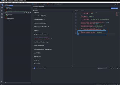 vscode extensions open in browser