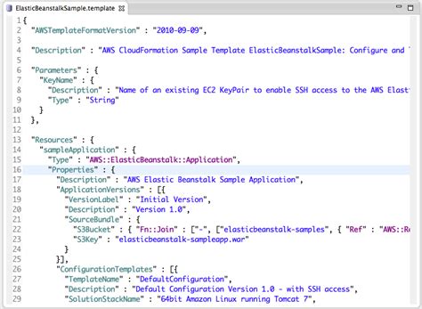 working with aws cloudformation in eclipse aws developer tools blog