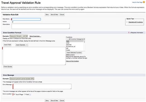 create validation rules unit salesforce trailhead