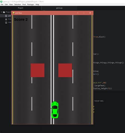 python i want player to dodge 2 rectangles but they