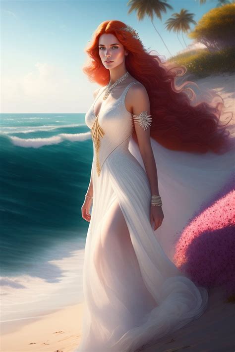Redhead Goddess Art