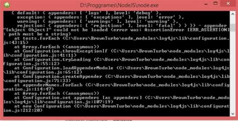javascript facing some unknown errors with autoclose using log4js
