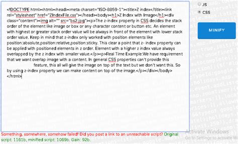 css minify learn how does minify work in css along with examples