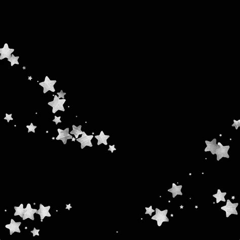 Silver Star Confetti Stock Vector Image By ©exoticvector 180872838
