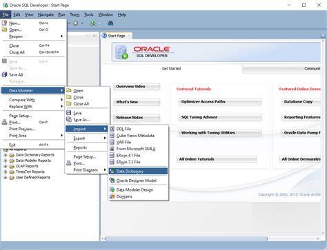 oracle sql developer generate er diagram