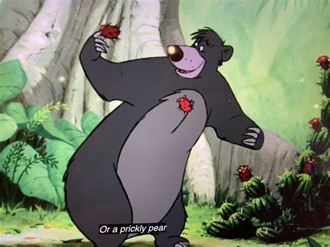 Bare Necessities Baloo Close Up The Jungle Book Original Production Cel