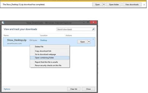 cannot open downloads folder thru ie9 solved windows 7 help forums