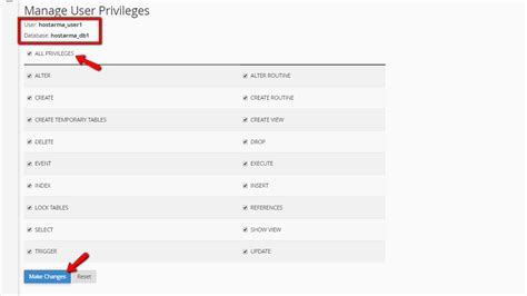 manage mysql databases in cpanel hostarmada