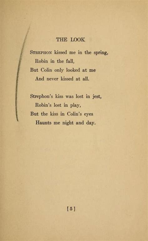 Pre1923 The Look By Sara Teasdale Rivers To The Sea Published In 1915