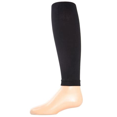 Memoi Girls Plush Lined Fleece Opaque Footless Tights Girls Female
