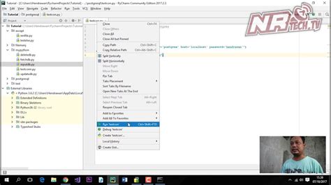 python postgresql connection and database creation youtube