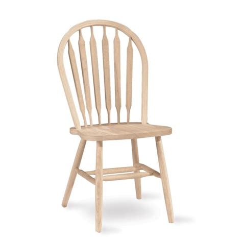 Mistana™ Lynn Solid Wood Windsor Back Side Chair In Unfinished