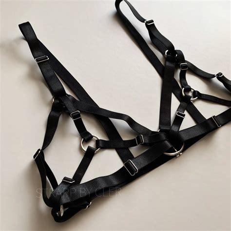 Harness Bra Cage Bra Sexy Lingerie Erotic Lingerie Sexy Etsy