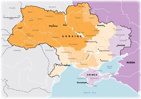 Ukrainian Crisis Situation Map The Washington Post