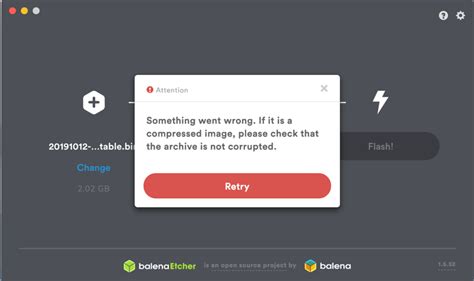 archive corrupted error in etcher ropieee roon labs community