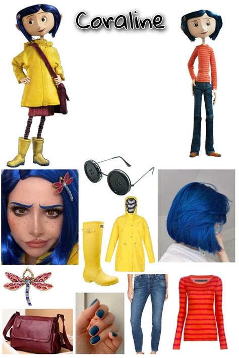 Coraline Outfit Coraline Halloween Costume Trendy Halloween Costumes