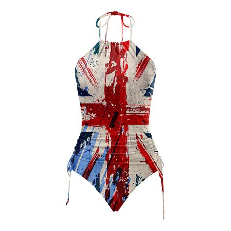 American Flag Womens Fashion Summer Independence Day Printed Sexy Lace