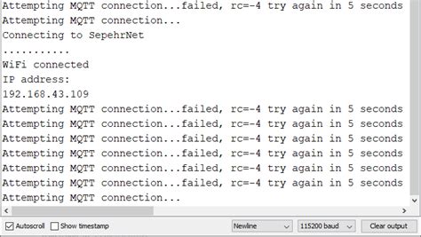arduino uno node mcu disconnect from mqtt server