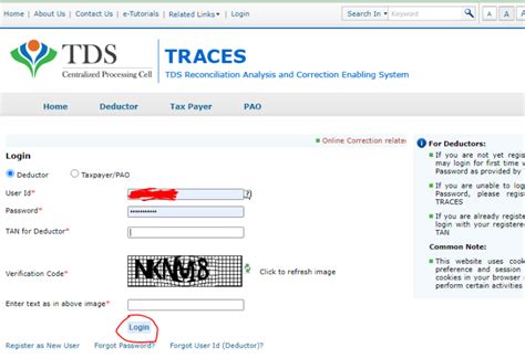How To File Revised Tax Deduction At Source Return
