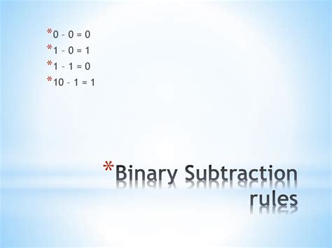 ppt binary arithmetic powerpoint presentation free download id 2427293