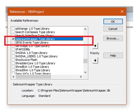 data scraping using excel vba and selenium