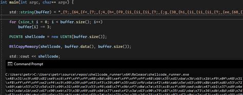 Winapi C Executing A Shellcode From Caesar Cipher Does Not Work