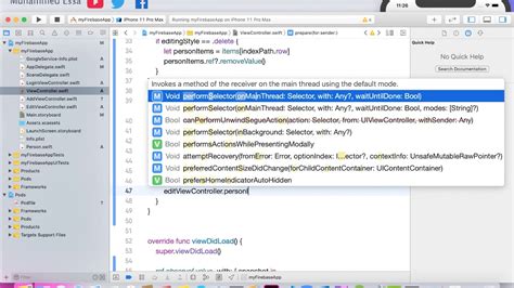 85 swift xcode firebase and edit view controller youtube