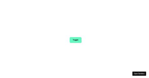 react spring sidebar example codesandbox