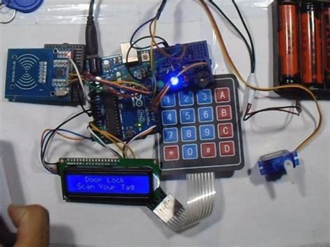 rfid and keypad based door lock using arduino hacksterio arduino images