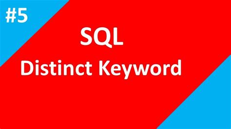 select distinct statement part 5 sql tutorial for beginners tech