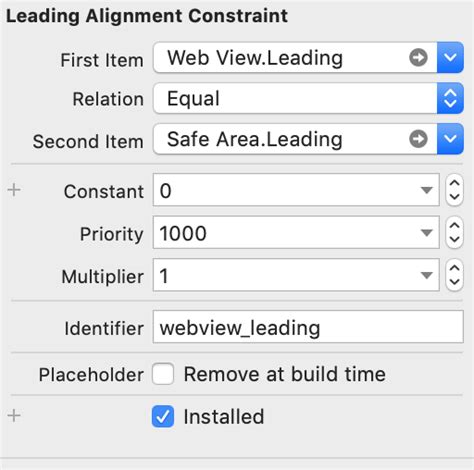 ios centering a webview with constraints stack overflow