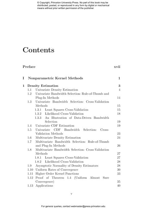 Nonparametric Econometrics Princeton University Press