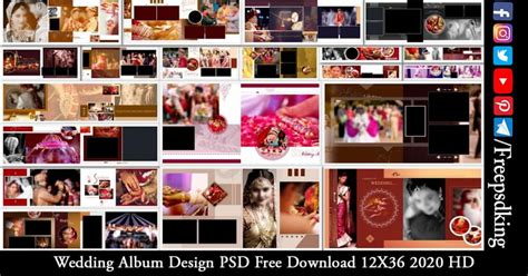 Wedding Album Design Psd Free Download 12x36